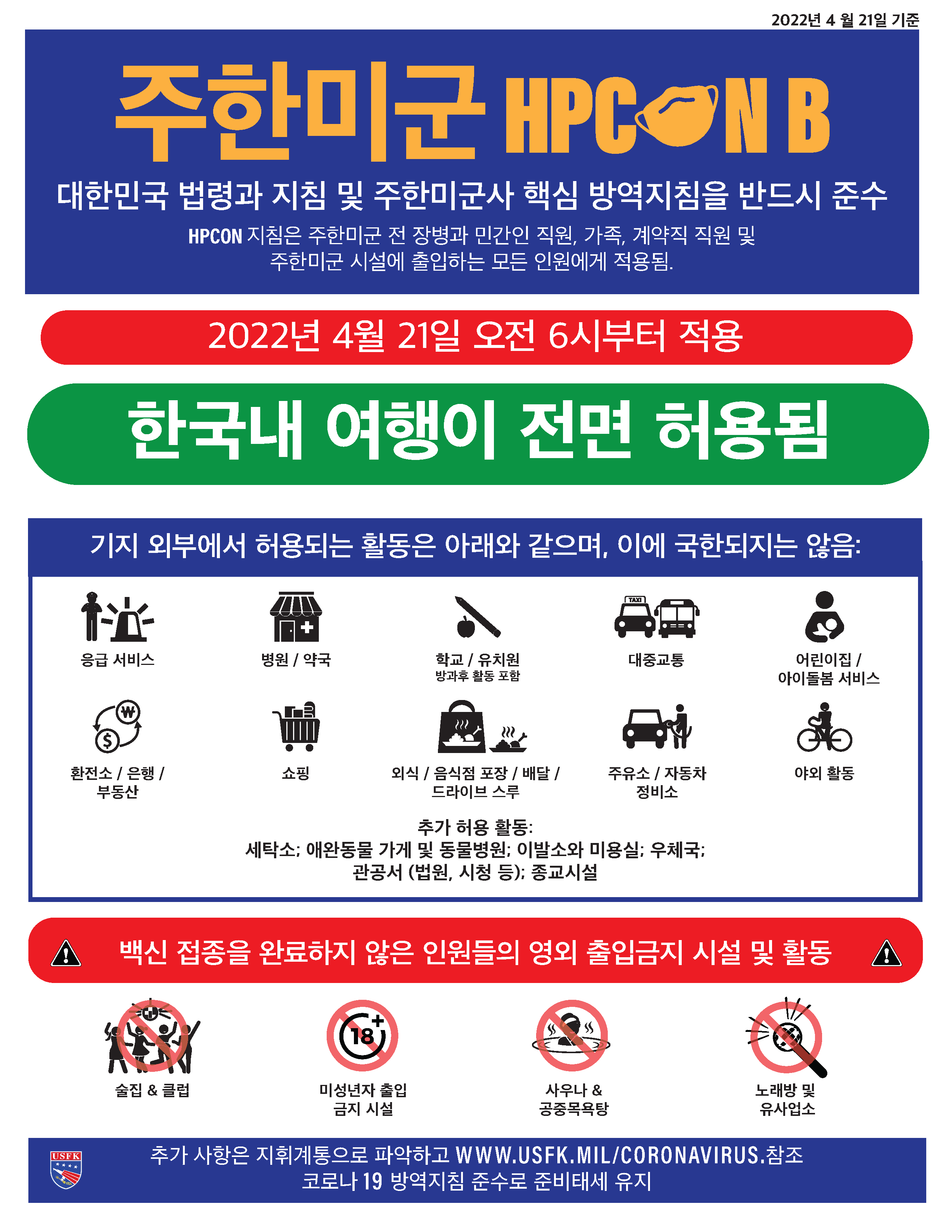 USFK adjusts to HPCON Bravo > United States Forces Korea > News Stories